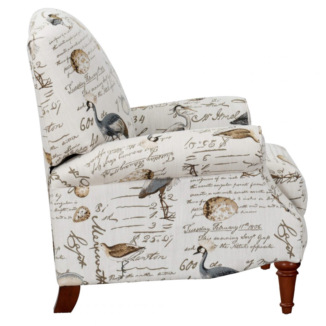 Bird Script/ Birdsong Seamist Pushback Recliner - Sunset Trading